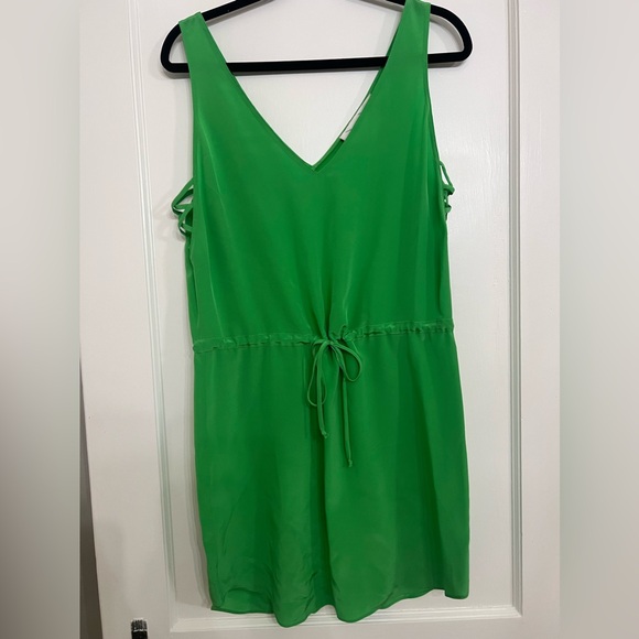 Rory Beca | Dresses | Rory Beca Green Silk Cut Out Mini Dress Small ...